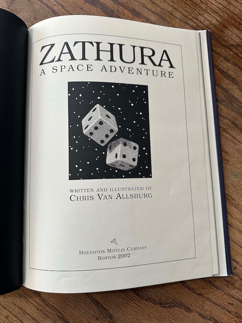 Zathura by Chris Van Allsburg VINTAGE 1st EDITION 2002 - Etsy