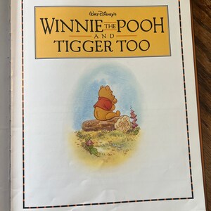 Winnie the Pooh and Tigger Too Stephanie Calmenson 1994 First Edition ...