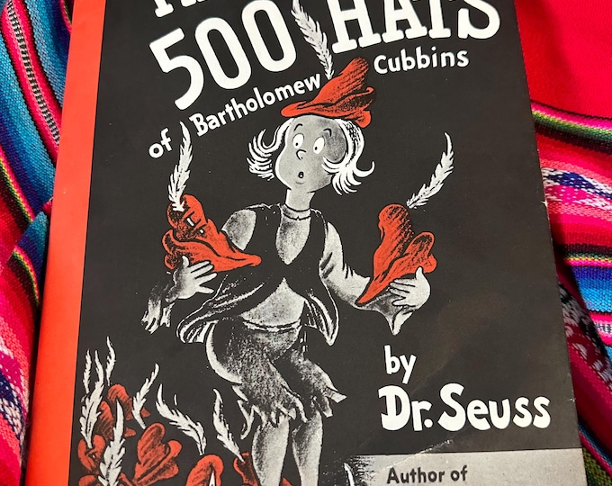 RARE VINTAGE the 500 Hats of Bartholomew Cubbins Hardcover 1965 Edition ...