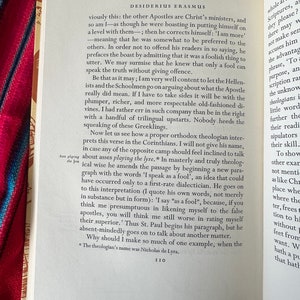 RARE VINTAGE Erasmus - Moriae Encomium or the Praise of Folly W/case ...