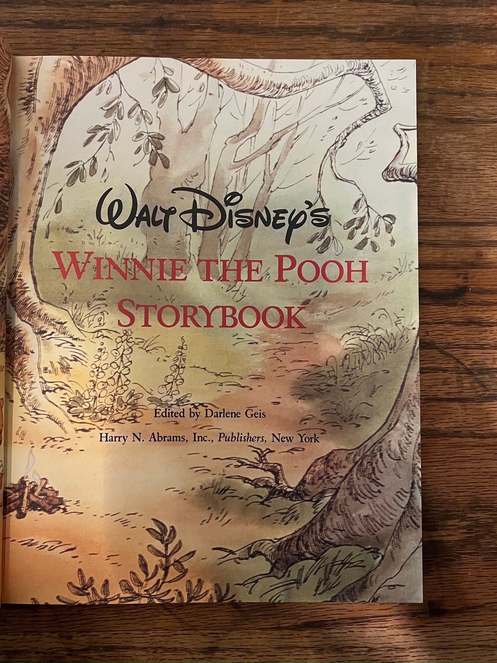 Winnie the Pooh Story Book VINTAGE 1989 Edition - Etsy