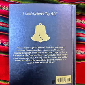 RARE VINTAGE America the Beautiful Pop-up Book by Robert Sabuda 2004 ...