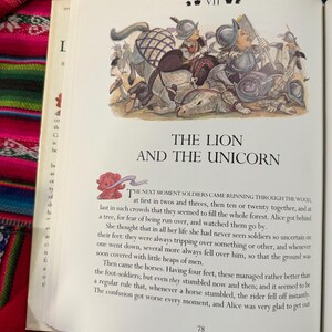 RARE VINTAGE Through the Looking Glass & What Alice Found There Lewis ...