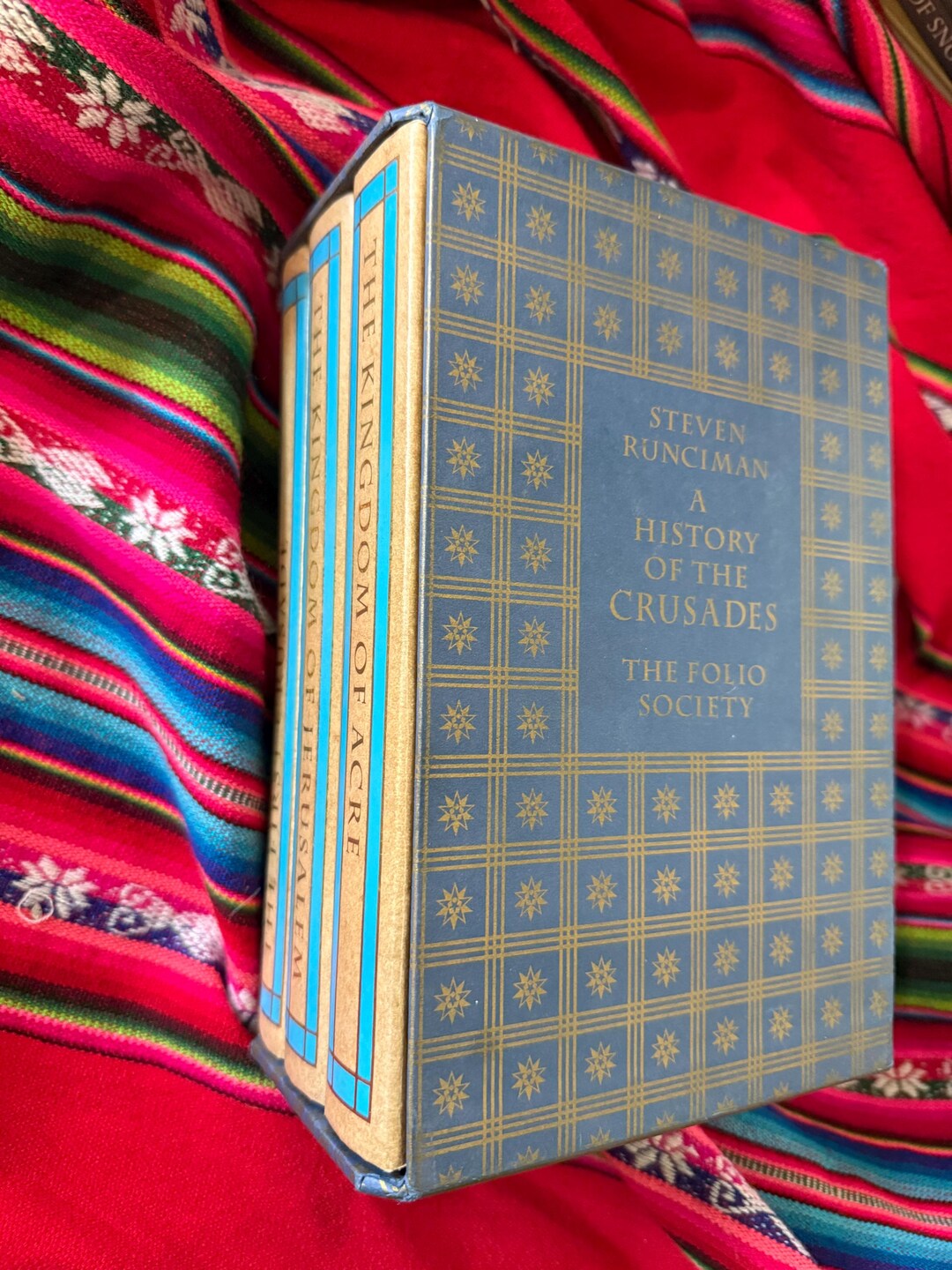 RARE VINTAGE A History of the Crusades Steven Runciman Folio Society ...