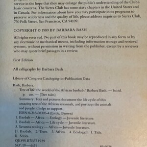 Tree of Life by Barbara Bash FIRST EDITION First Printing 1989 - Etsy