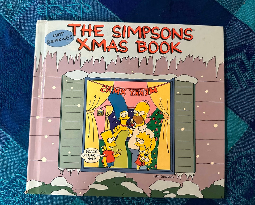 The Simpsons Xmas Book FIRST EDITION First Printing 1990s Rare - Etsy