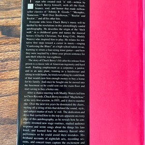 Chuck Berry the Autobiography Vintage 80s FIRST EDITION - Etsy