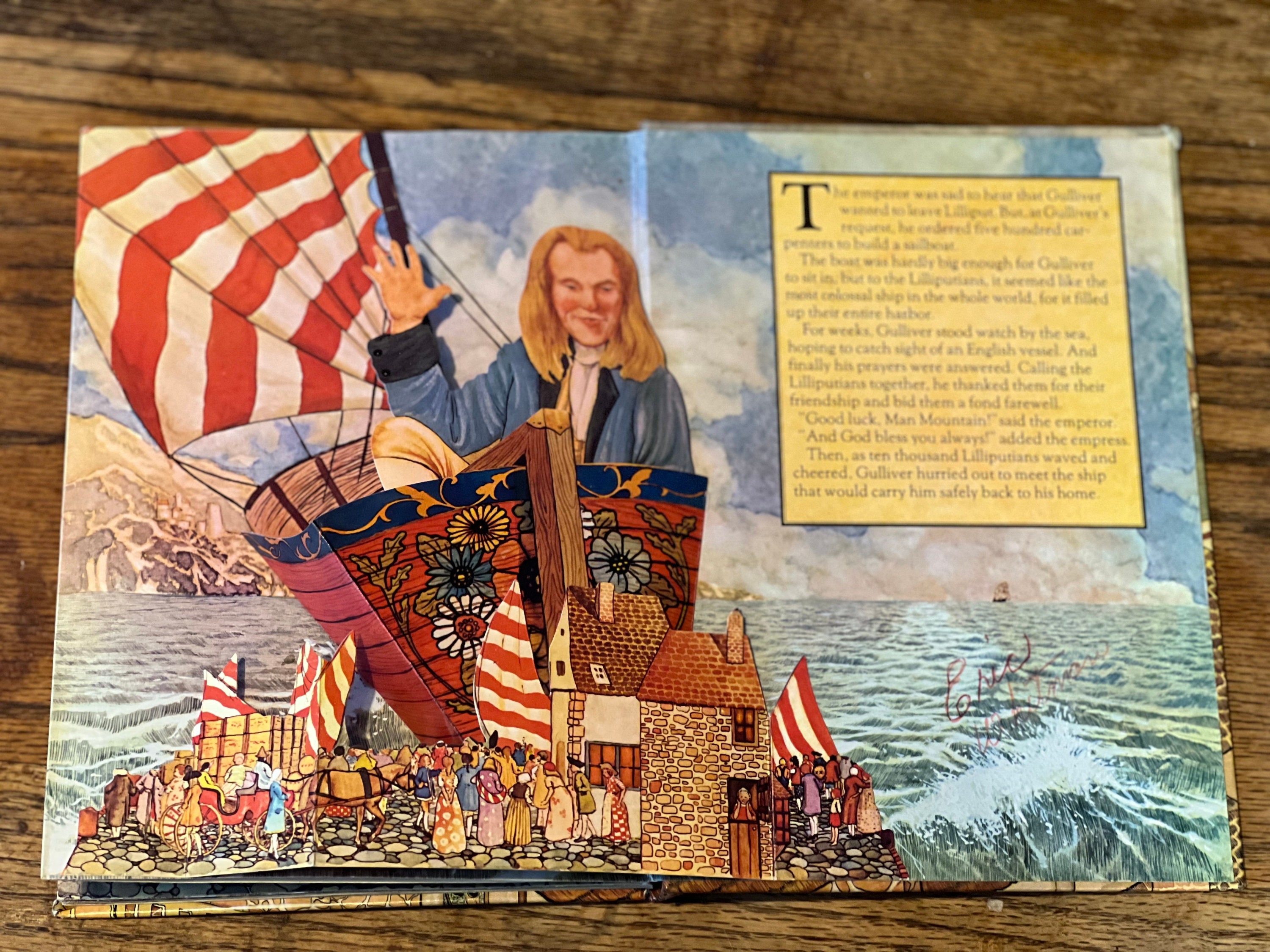 Gulliver in Lilliput Popup Book - Illustrated by Michael Hague 1997 - Etsy