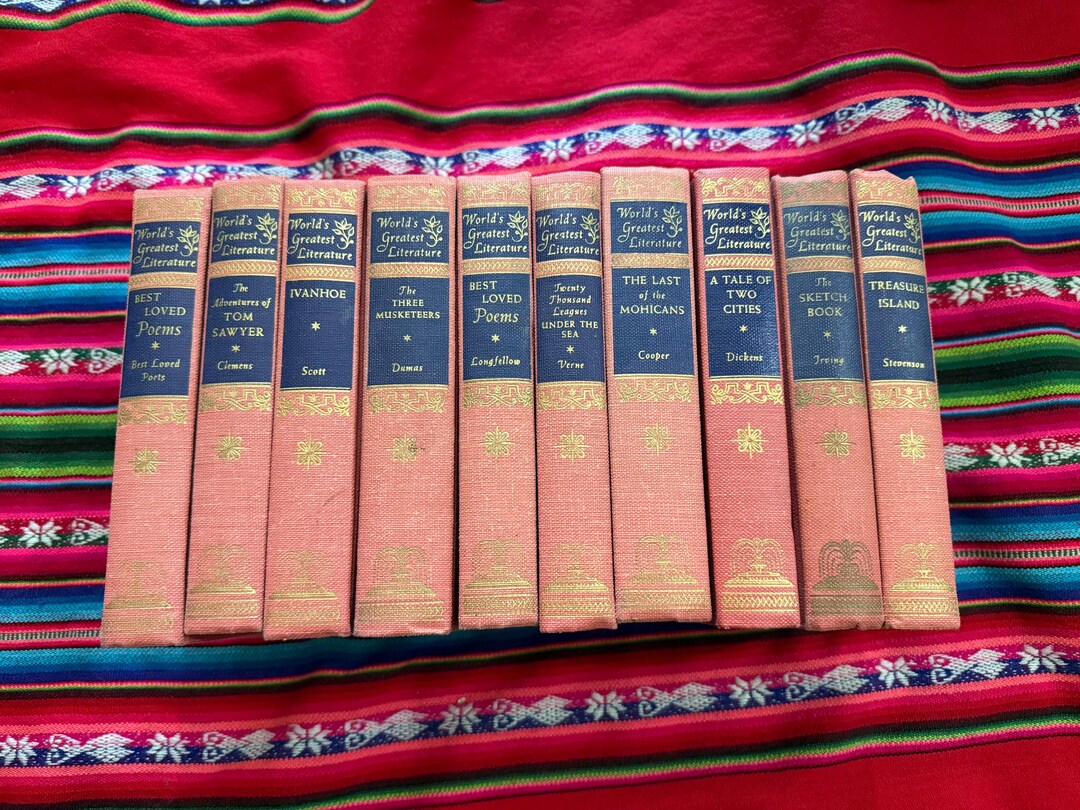 RARE VINTAGE World’s Greatest Literature 10 Book Set 1949 Incl Tom ...
