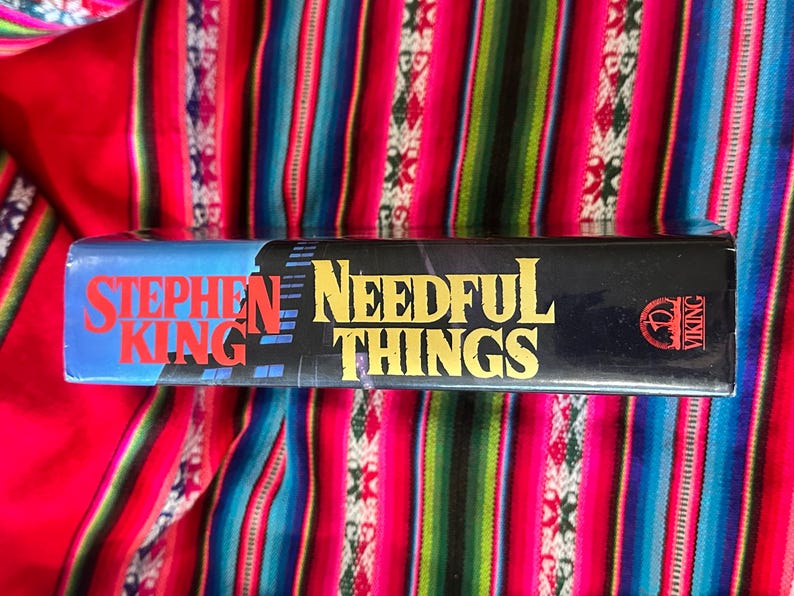 RARE VINTAGE Needful Things by Stephen King First Edition First ...