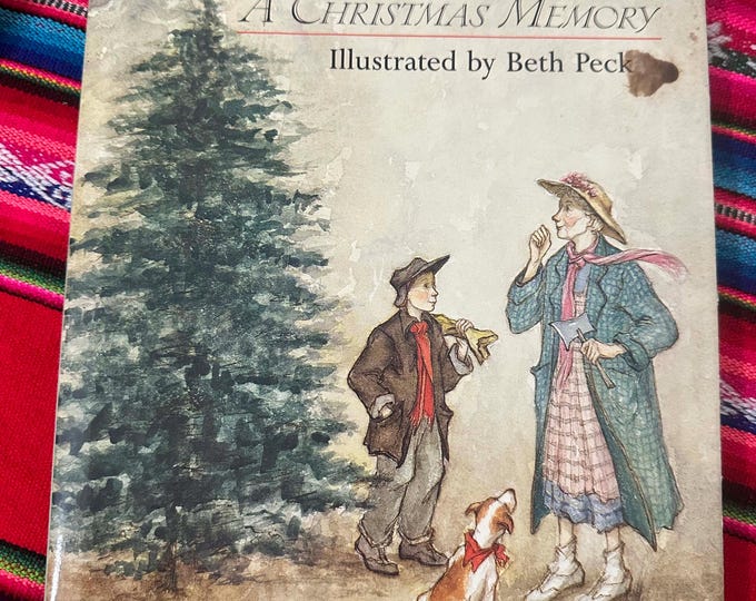 RARE VINTAGE A Christmas Memory by Truman Capote Illus. by Beth Peck ...