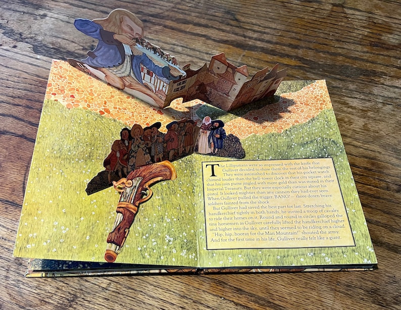 Gulliver in Lilliput Popup Book - Illustrated by Michael Hague 1997 - Etsy