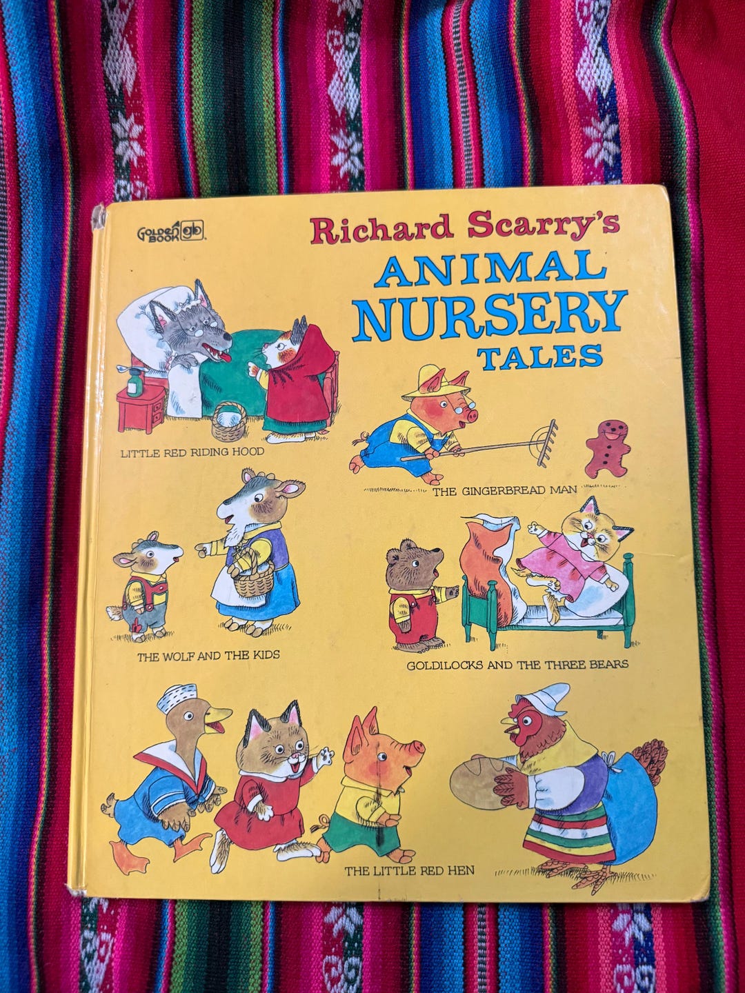 RARE VINTAGE Richard Scarry’s Animal Nursery Tales First Edition 1975 ...