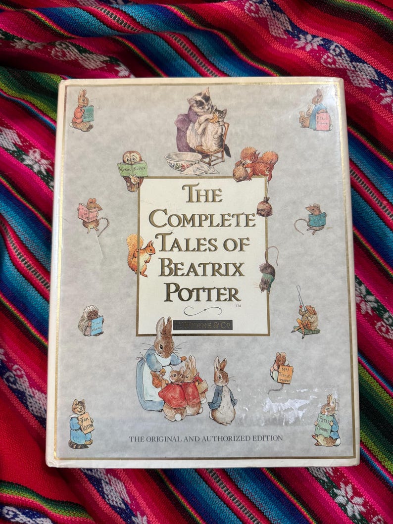 RARE VINTAGE the Complete Tales of Beatrix Potter First Edition First ...