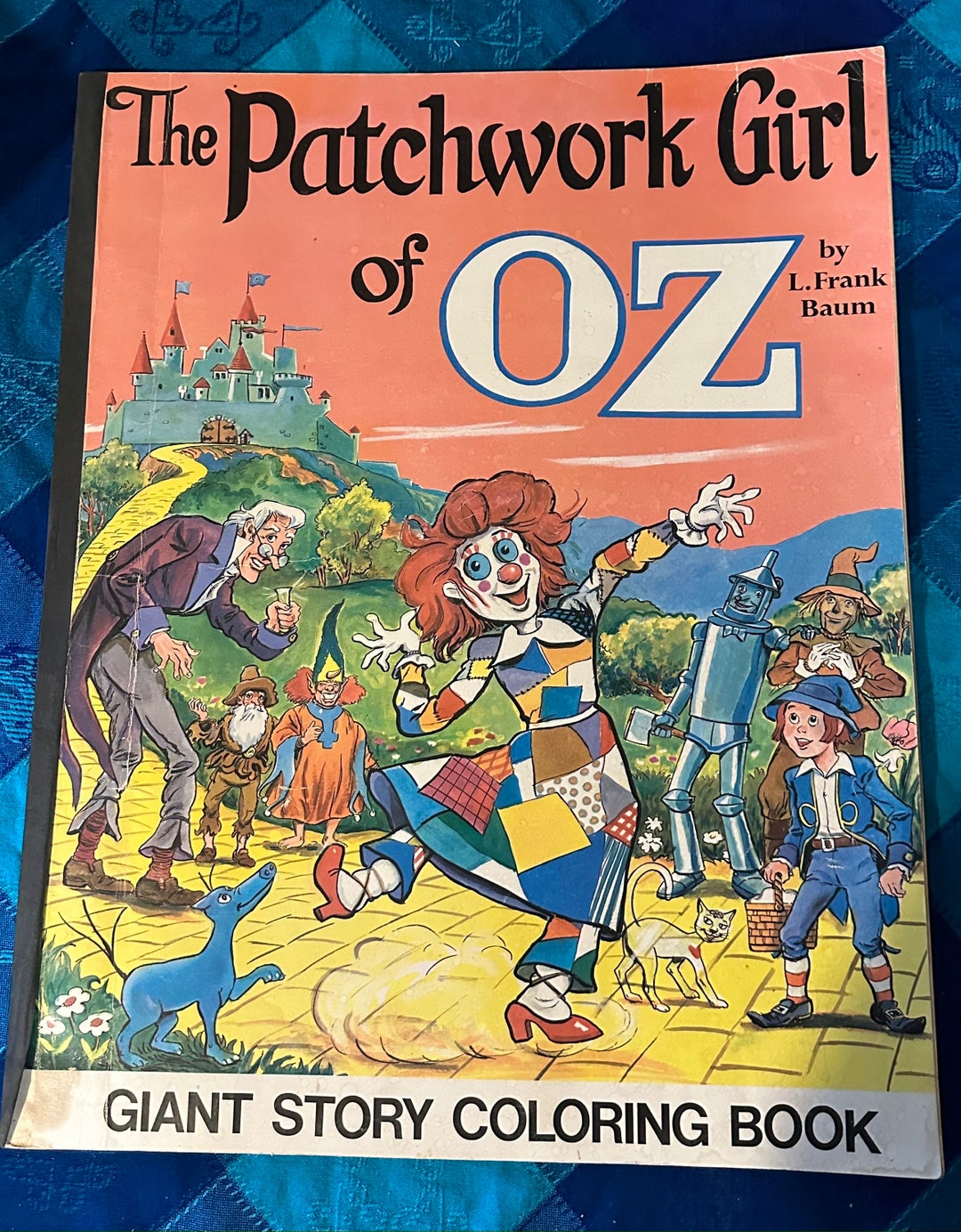 The Patchwork Girl of Oz Giant Coloring Book VINTAGE RARE 80s - Etsy