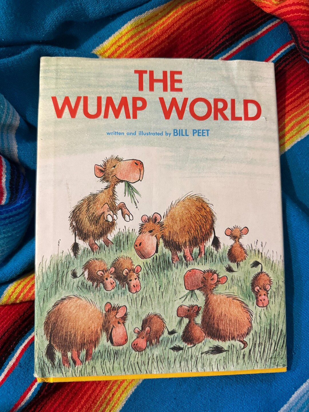 RARE VINTAGE ***SIGNED*** the Wump World Bill Peet 1970 1st Edition H.C ...