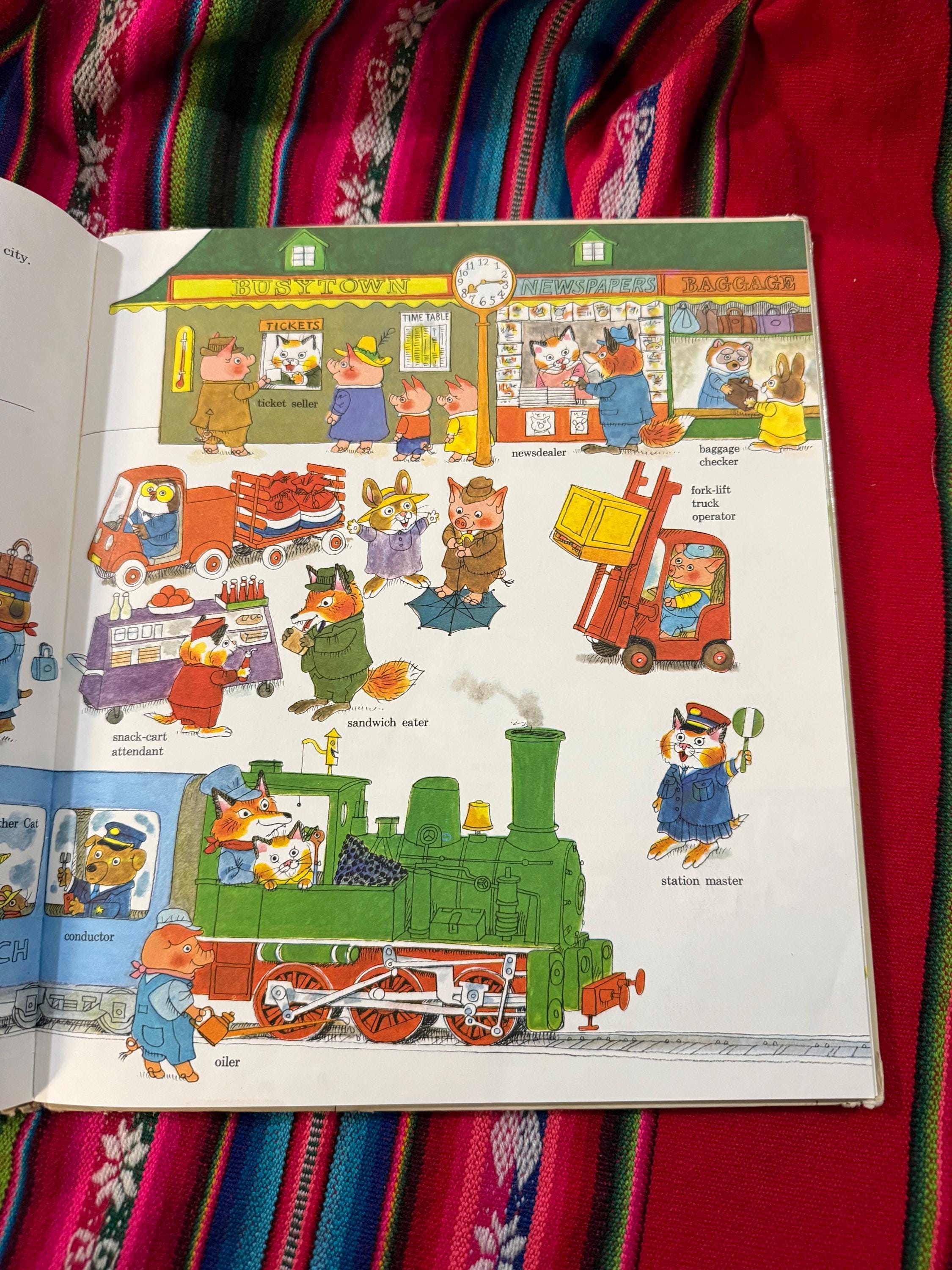 RARE VINTAGE Richard Scarry’s the Busiest People Ever 1st Edition 1st ...