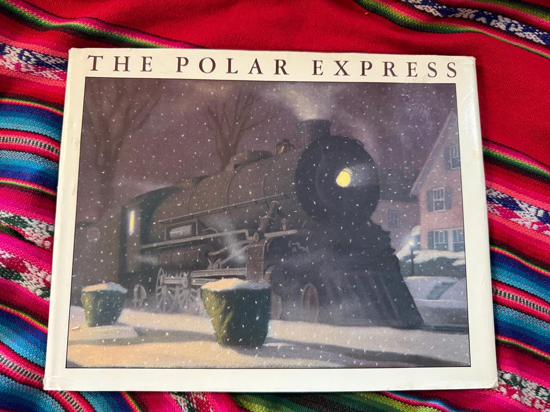 RARE VINTAGE the Polar Express Chris Van Allsburg 1st Edition 1st ...