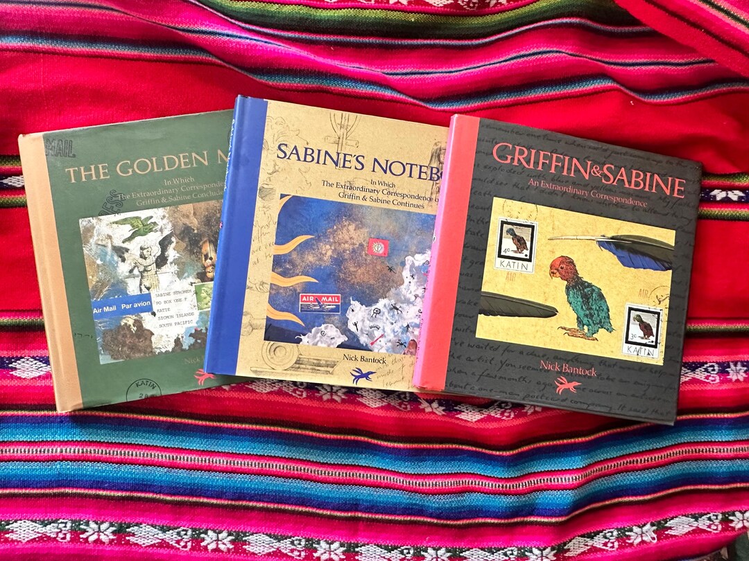 RARE VINTAGE - Nick Bantock Trilogy - the Golden Mean, Griffin & Sabine ...