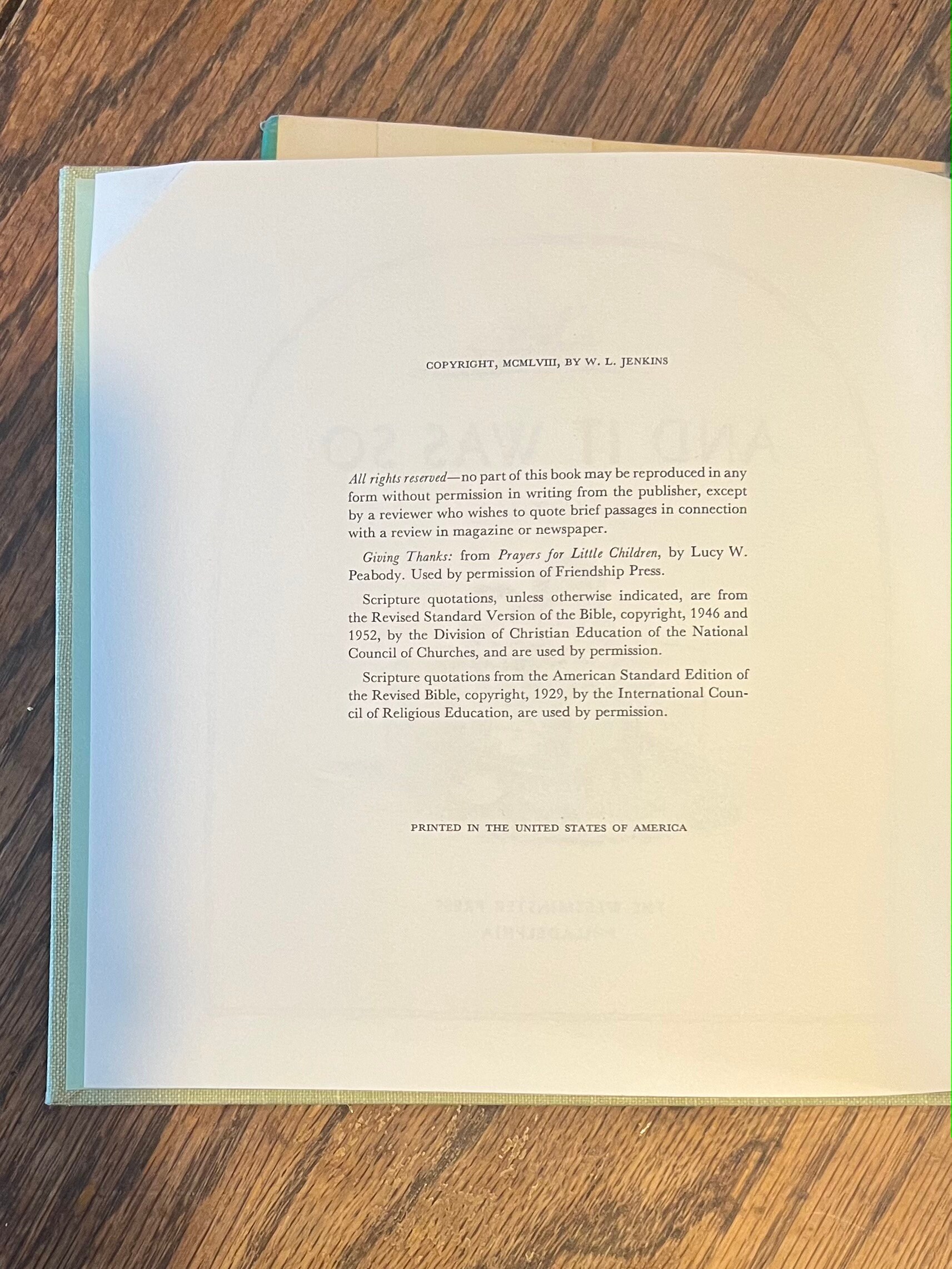 And It Was so Ilustrated by Tasha Tudor FIRST EDITION - Etsy