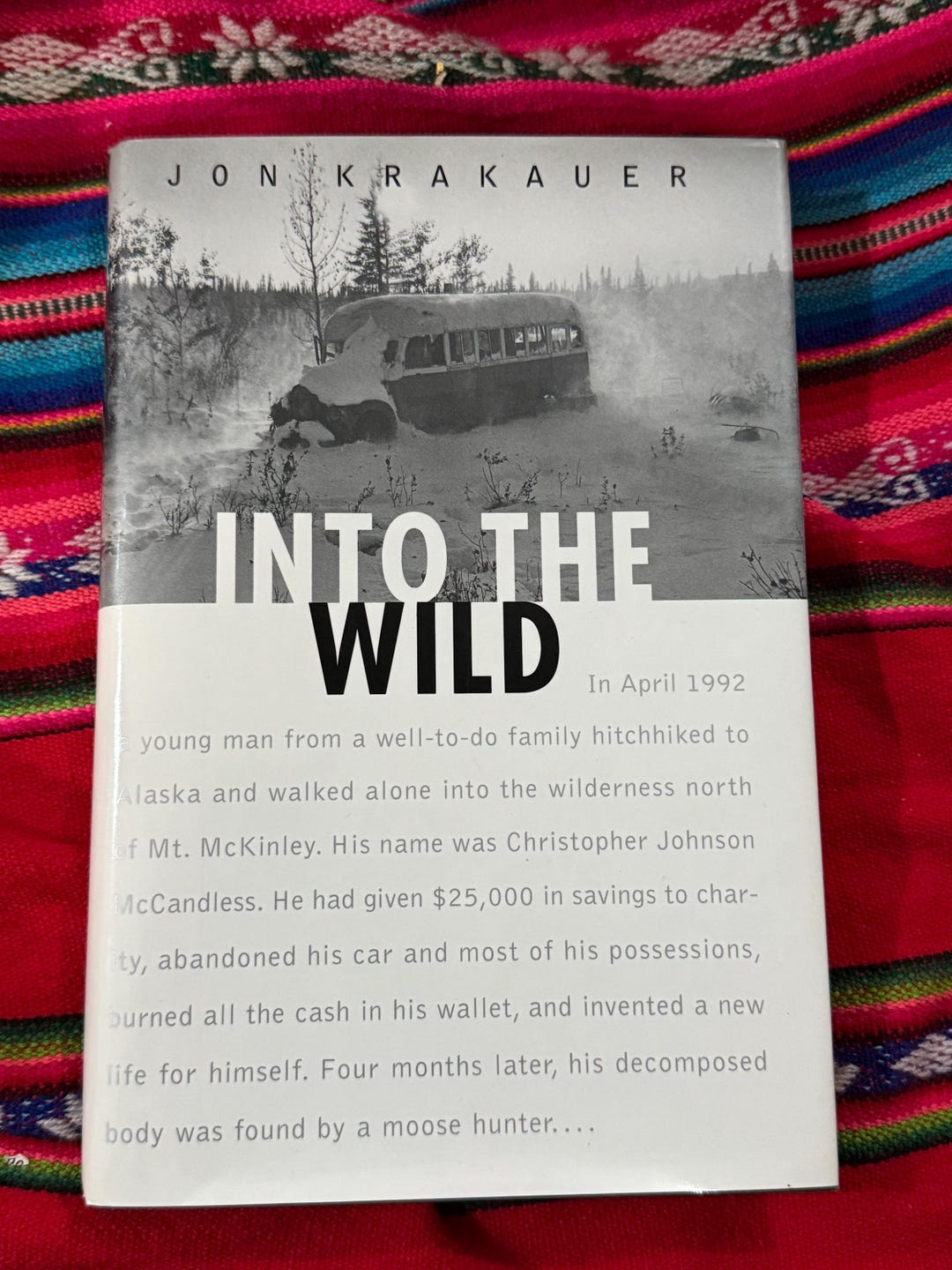 RARE VINTAGE Into the Wild by Jon Krakauer 1996 Edition - Etsy