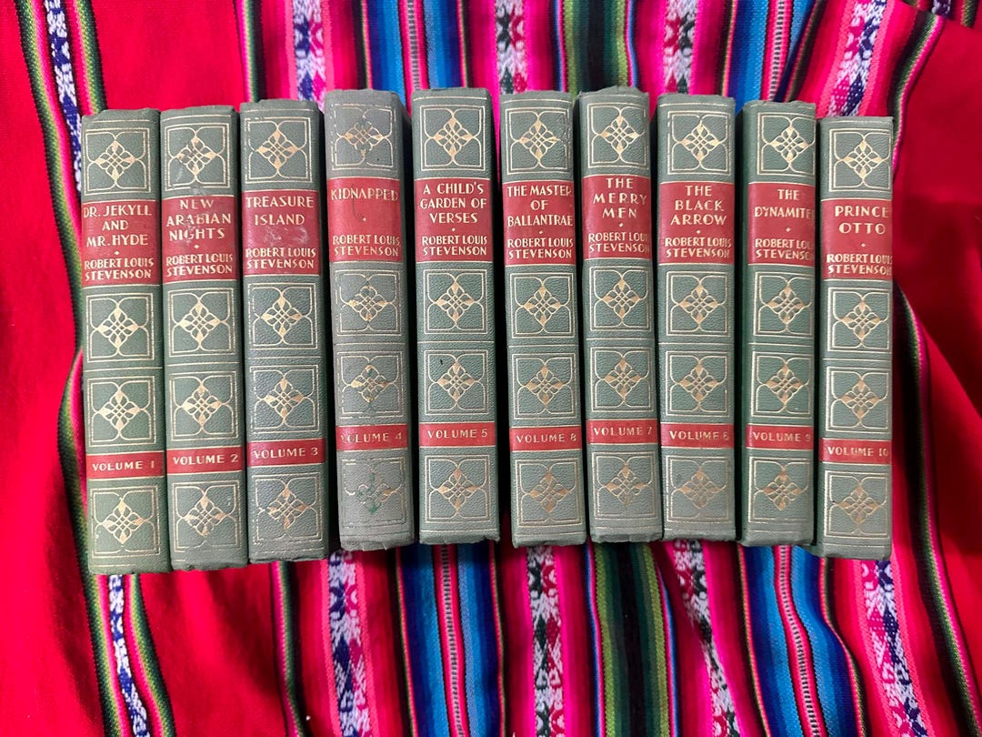VERY RARE VINTAGE Robert Louis Stevenson Complete Works - Classic ...