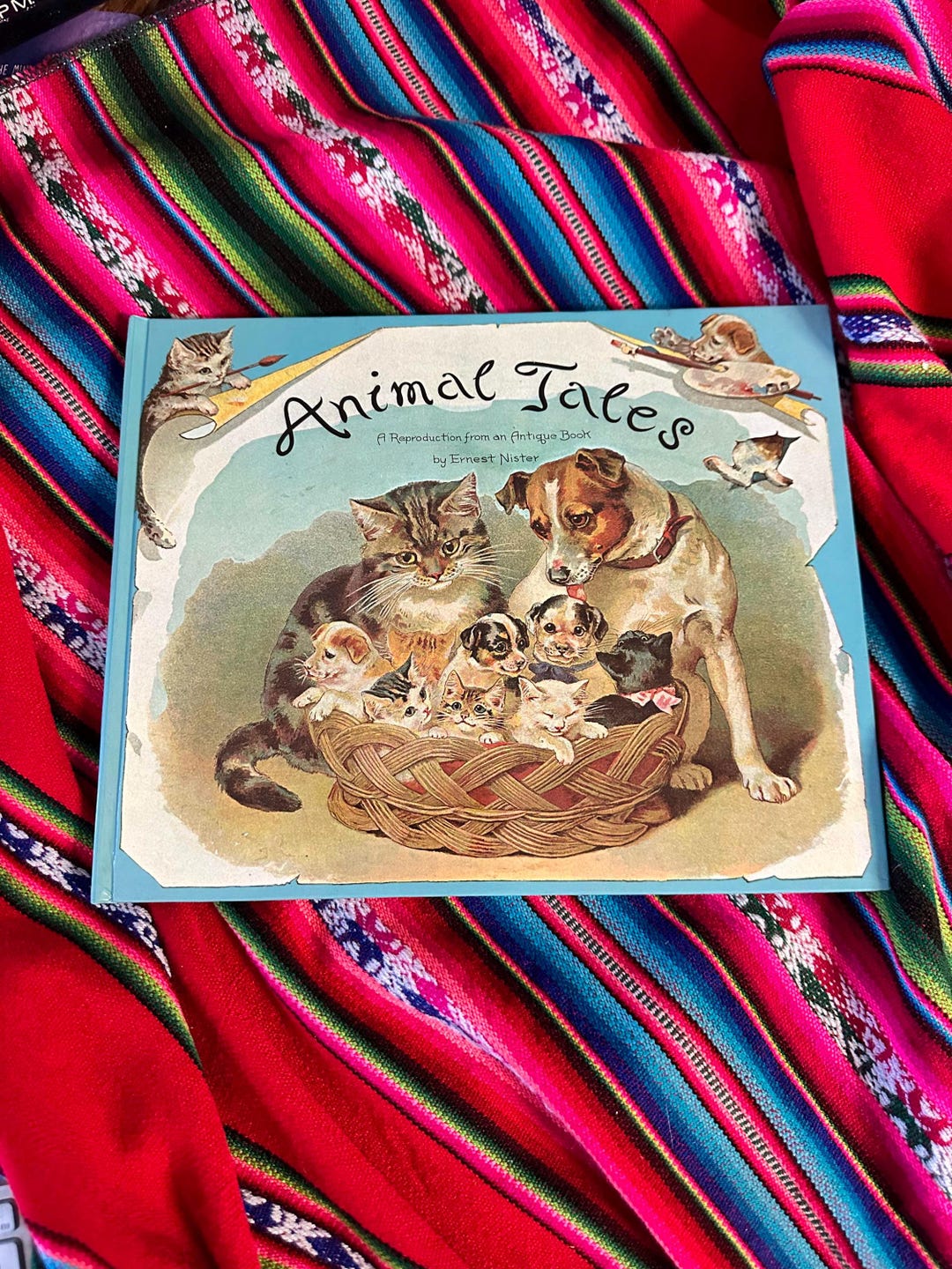 RARE VINTAGE Animal Tales A Reproduction From an Antique Book by Ernest ...