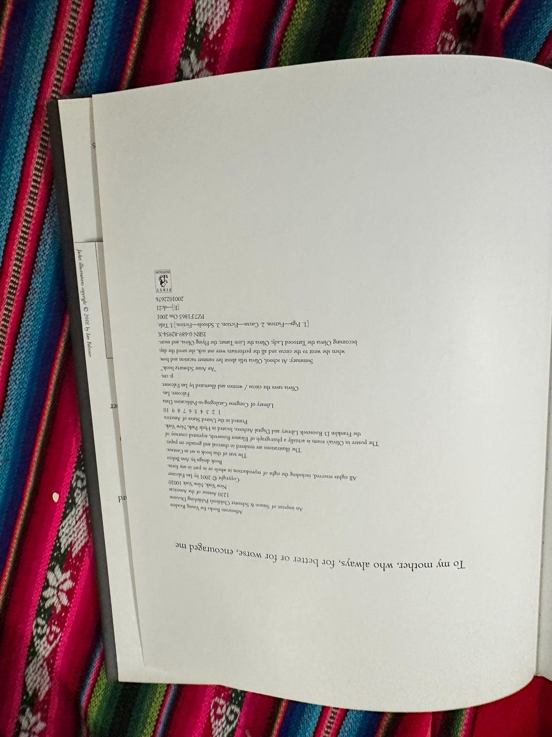 RARE VINTAGE Olivia Saves the Circus by Ian Falconer First Edition ...