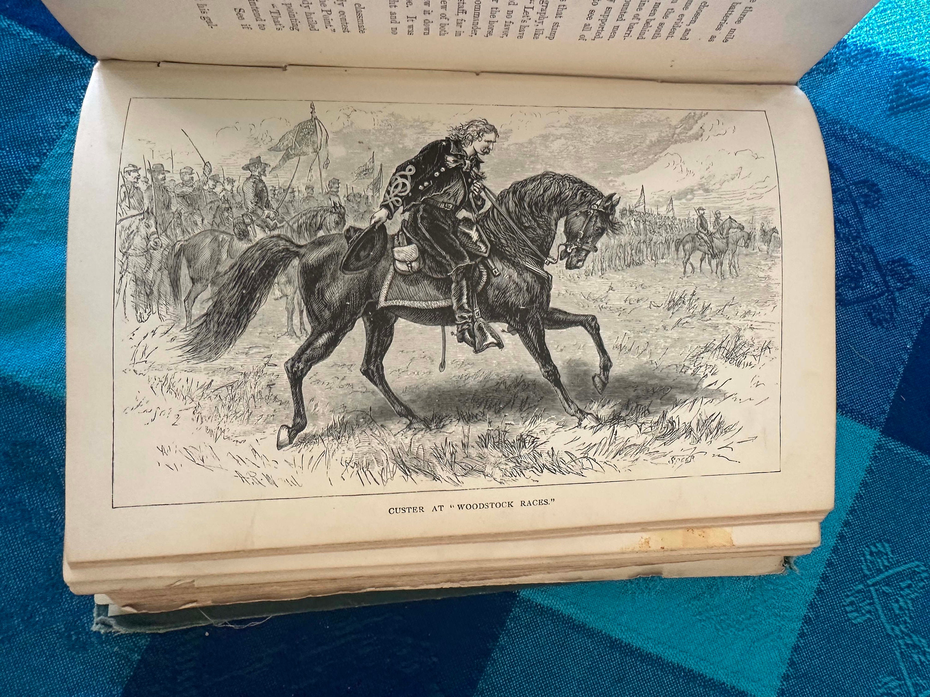 VERY RARE Antique Book, 1876 Complete Life of Gen. George A. Custer ...