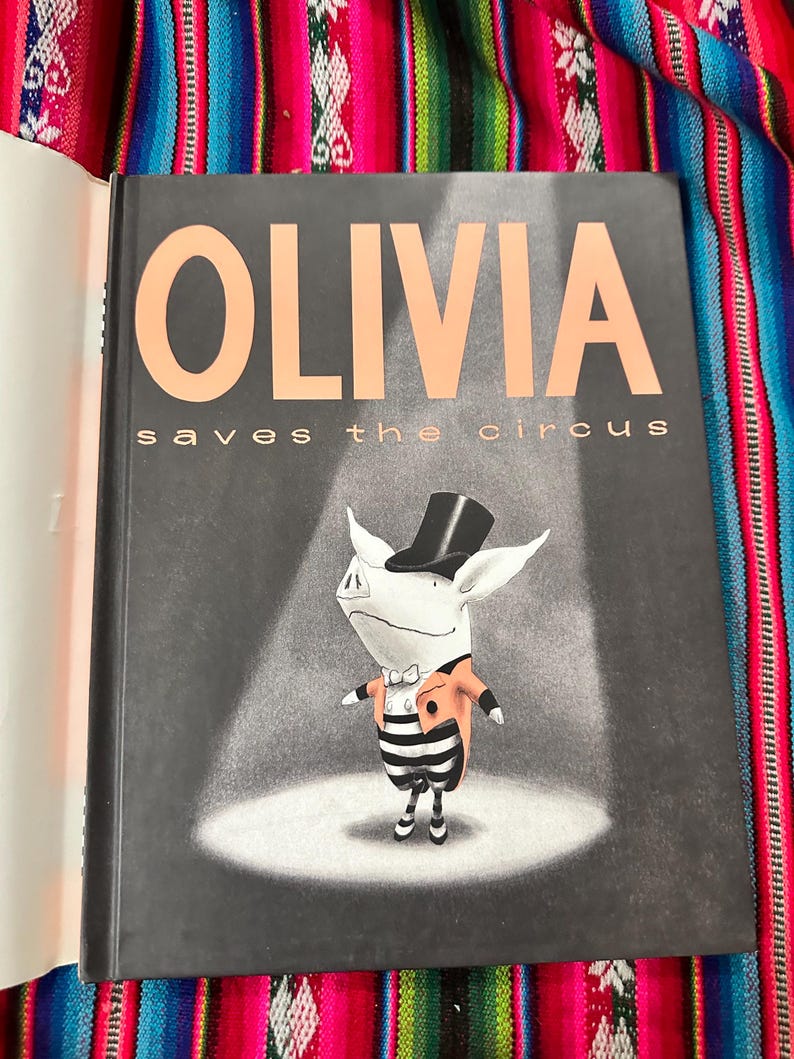 RARE VINTAGE Olivia Saves the Circus by Ian Falconer First Edition ...