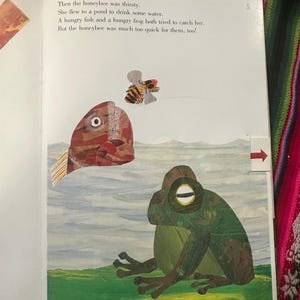 RARE VINTAGE the Honeybee and the Robber a Moving/picture Book by Eric ...