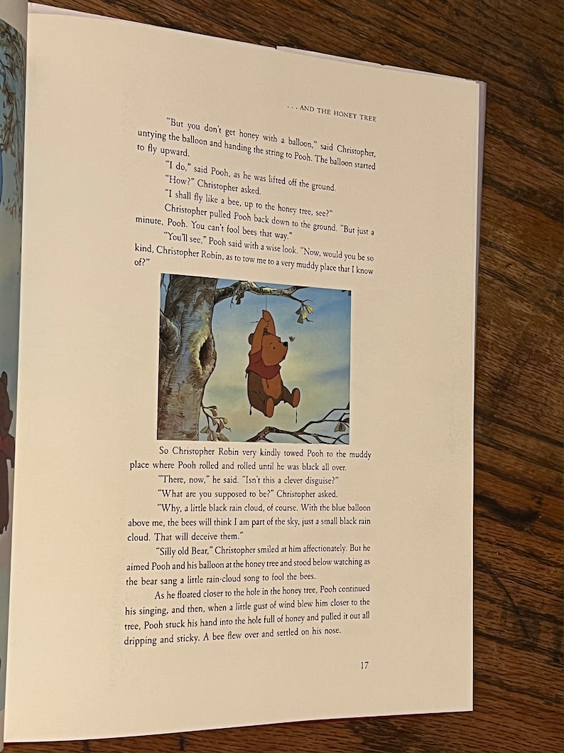 Winnie the Pooh Story Book VINTAGE 1989 Edition - Etsy