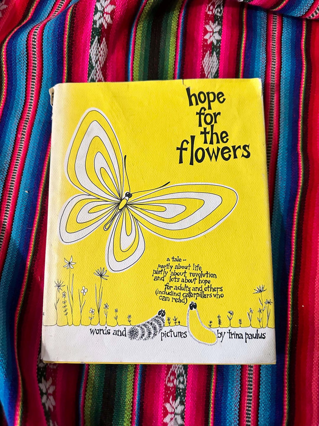 RARE VINTAGE Hope for the Flowers by Trina Paulus Hardcover First ...