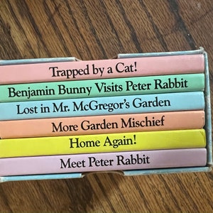 Peter Rabbit Mini Treasury 6 Volume Board Book Set - Etsy