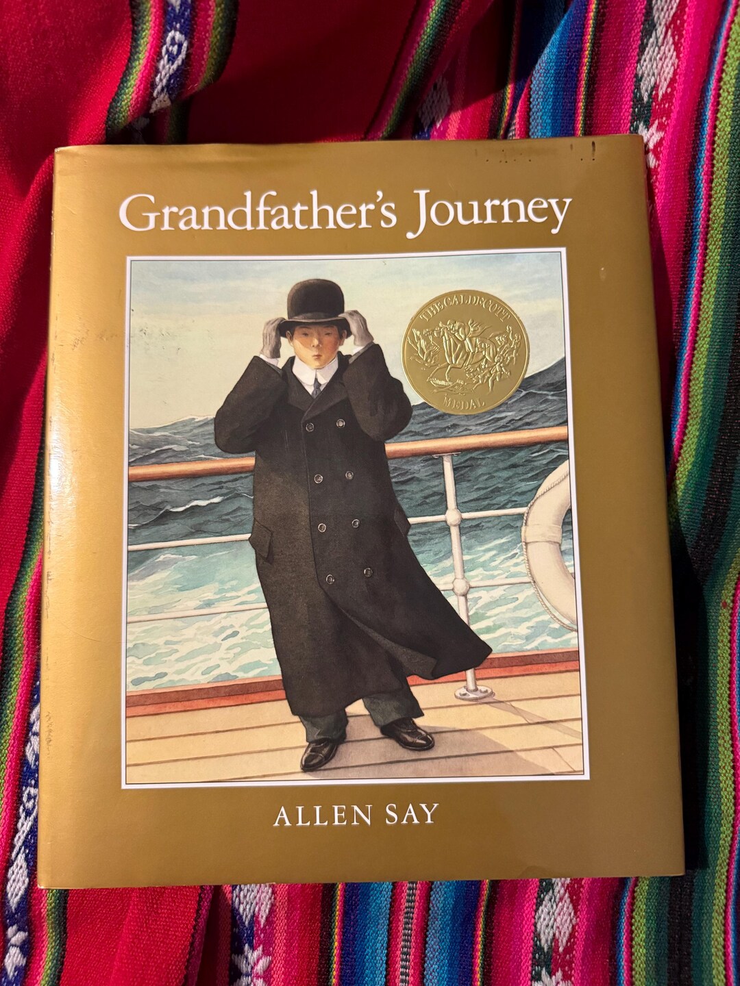 RARE VINTAGE Grandfather's Journey Allen Say 1st Edition 18th Printing ...