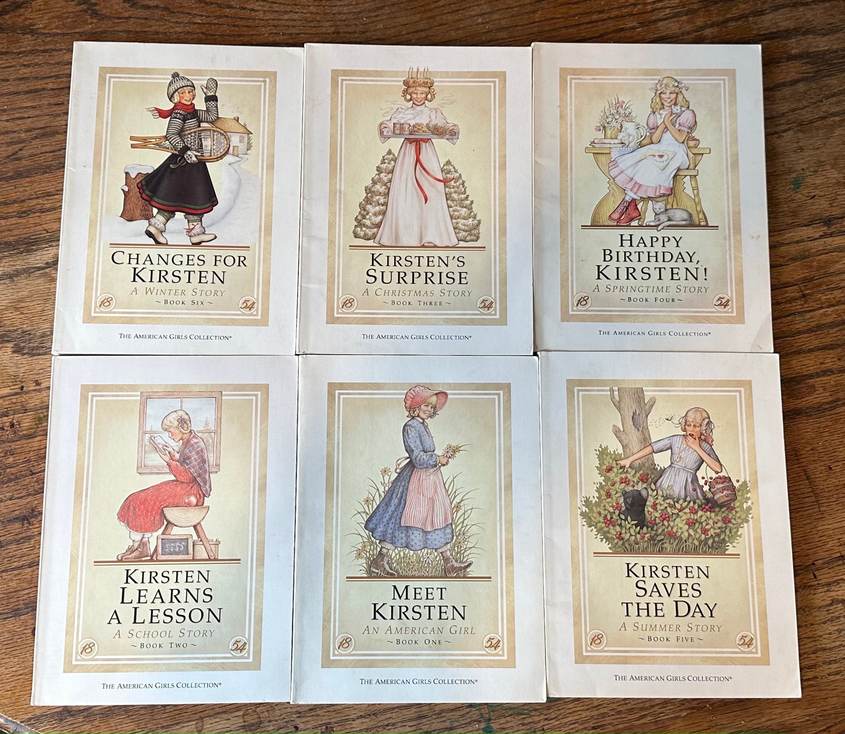 Kirsten an American Girl Book Set VINTAGE 80s 1-6 - Etsy