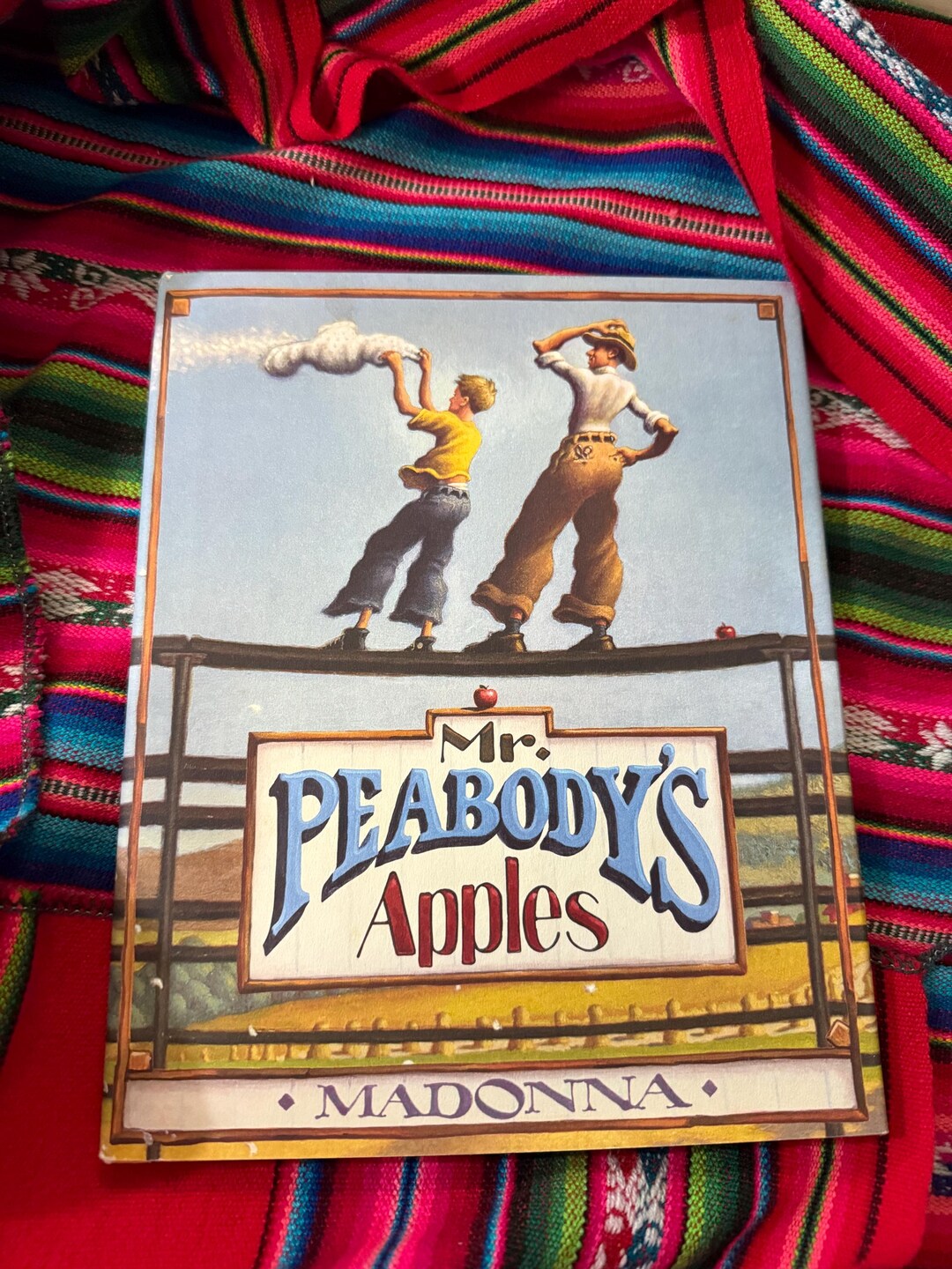 RARE VINTAGE Mr. Peabody’s Apples by Madonna Illus Loren Long 1st ...