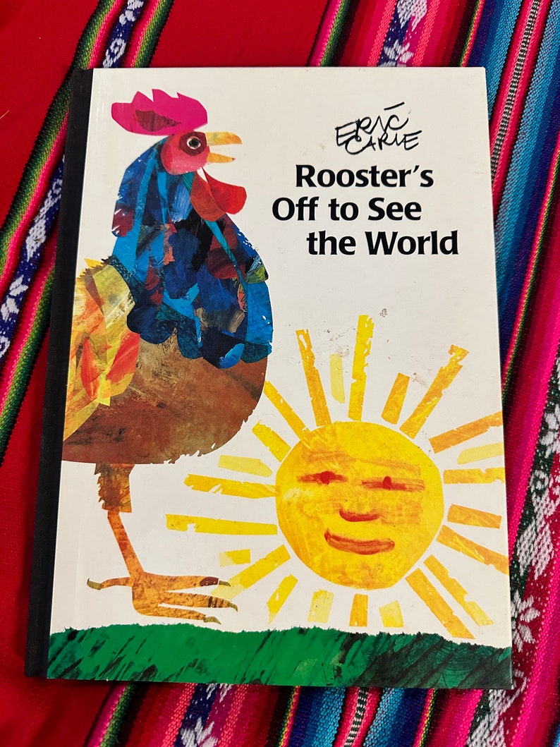 VERY RARE Signed Rooster's off to See the World by Eric Carle 1972 - Etsy