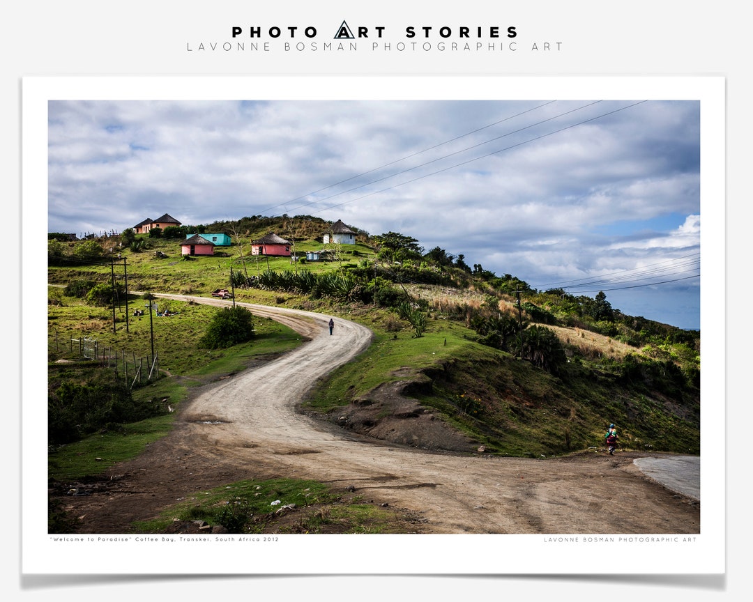 South Africa Print Transkei Landscape Large Wall Travel Print Art Home ...