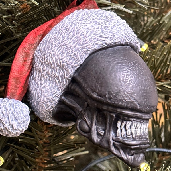 Alien Christmas Ornament two-sided Print Not Just One-side - Etsy