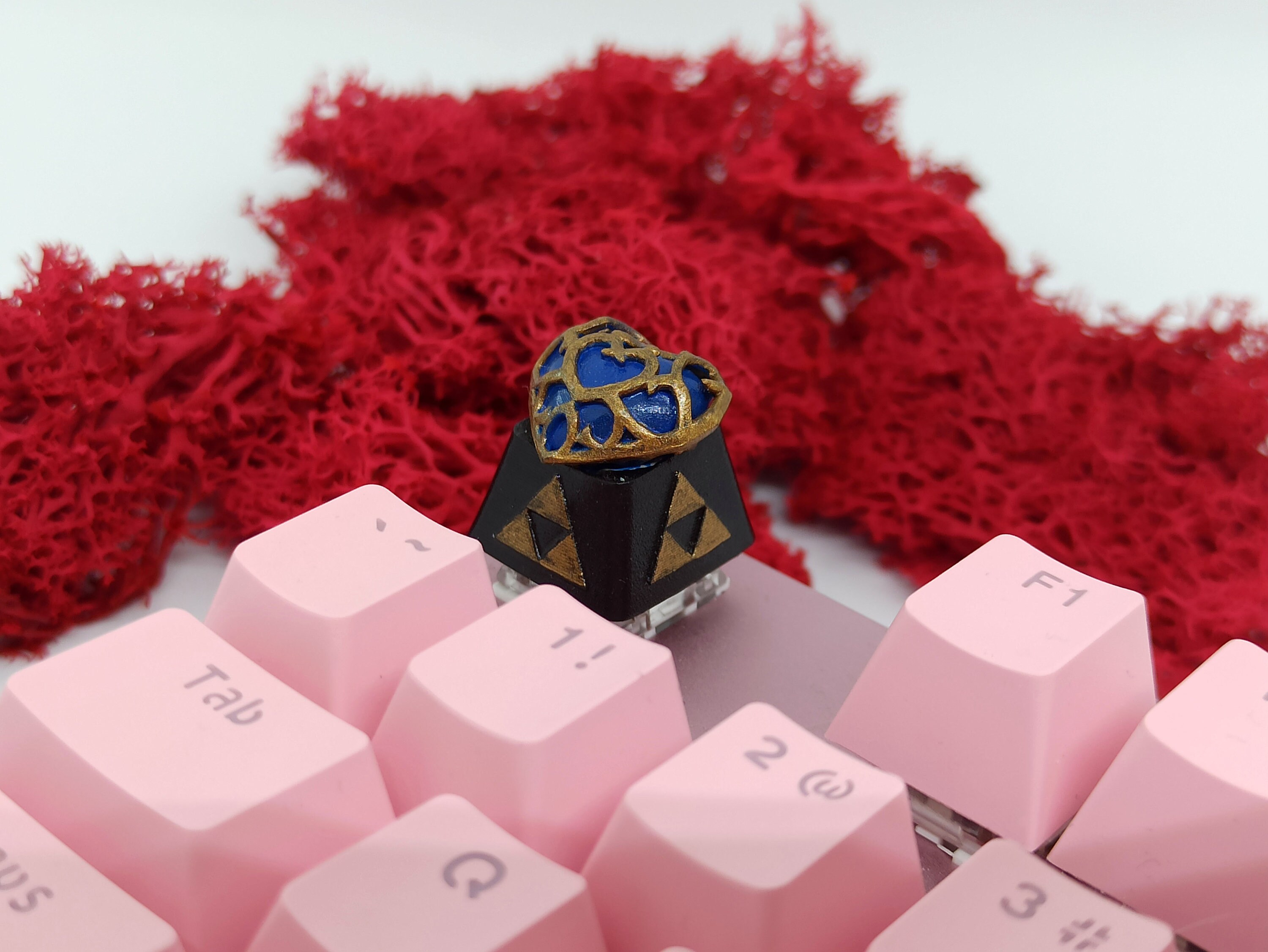 Zelda Heart Container Artisan Keycap Cherry MX Triforce - Etsy