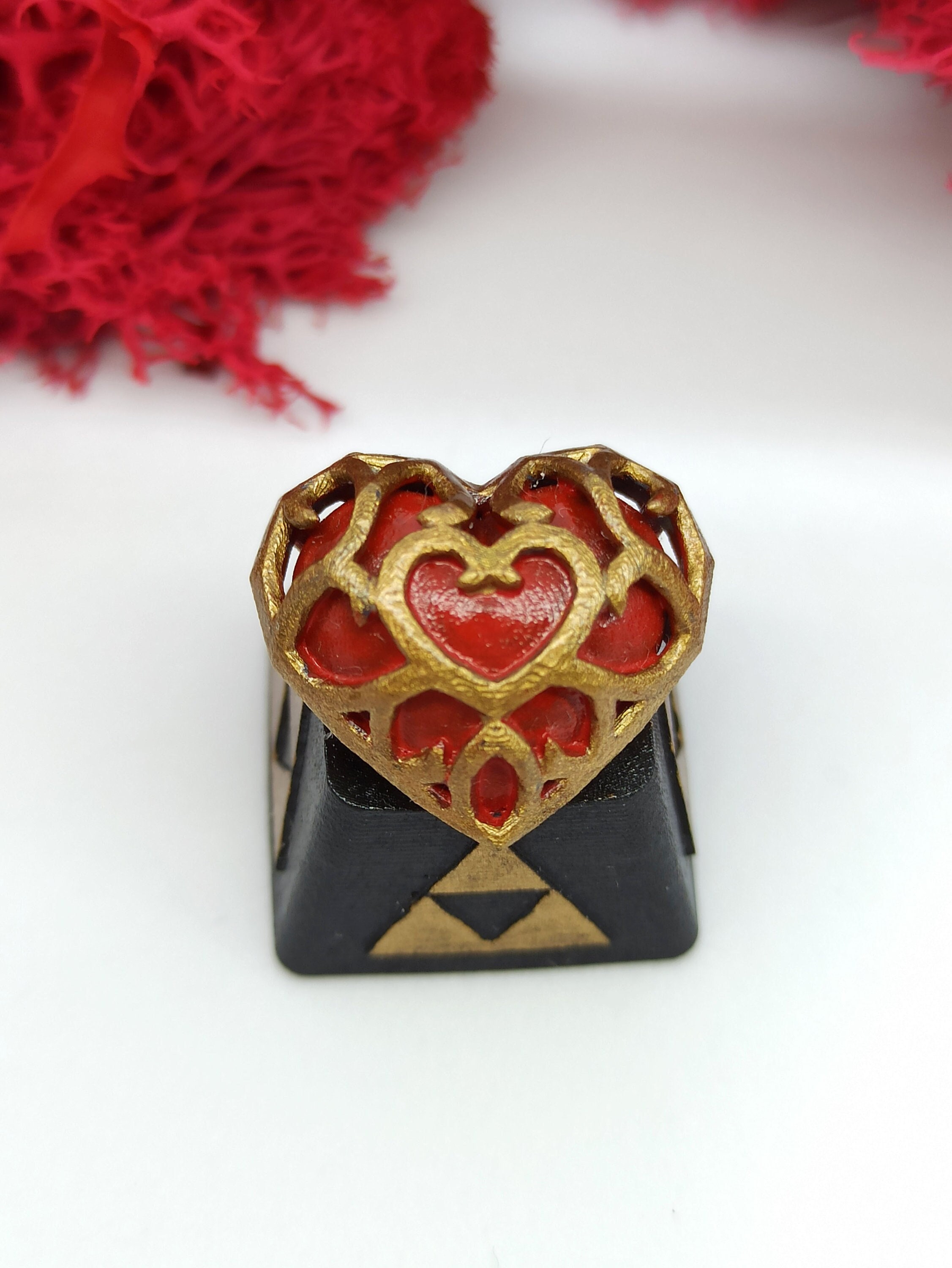 Zelda Heart Container Artisan Keycap Cherry MX Triforce - Etsy
