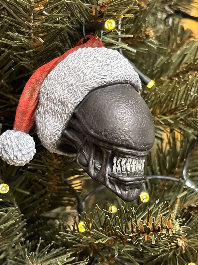 Alien Christmas Ornament Xenomorph Xmas Tree Decor Decoration - Etsy