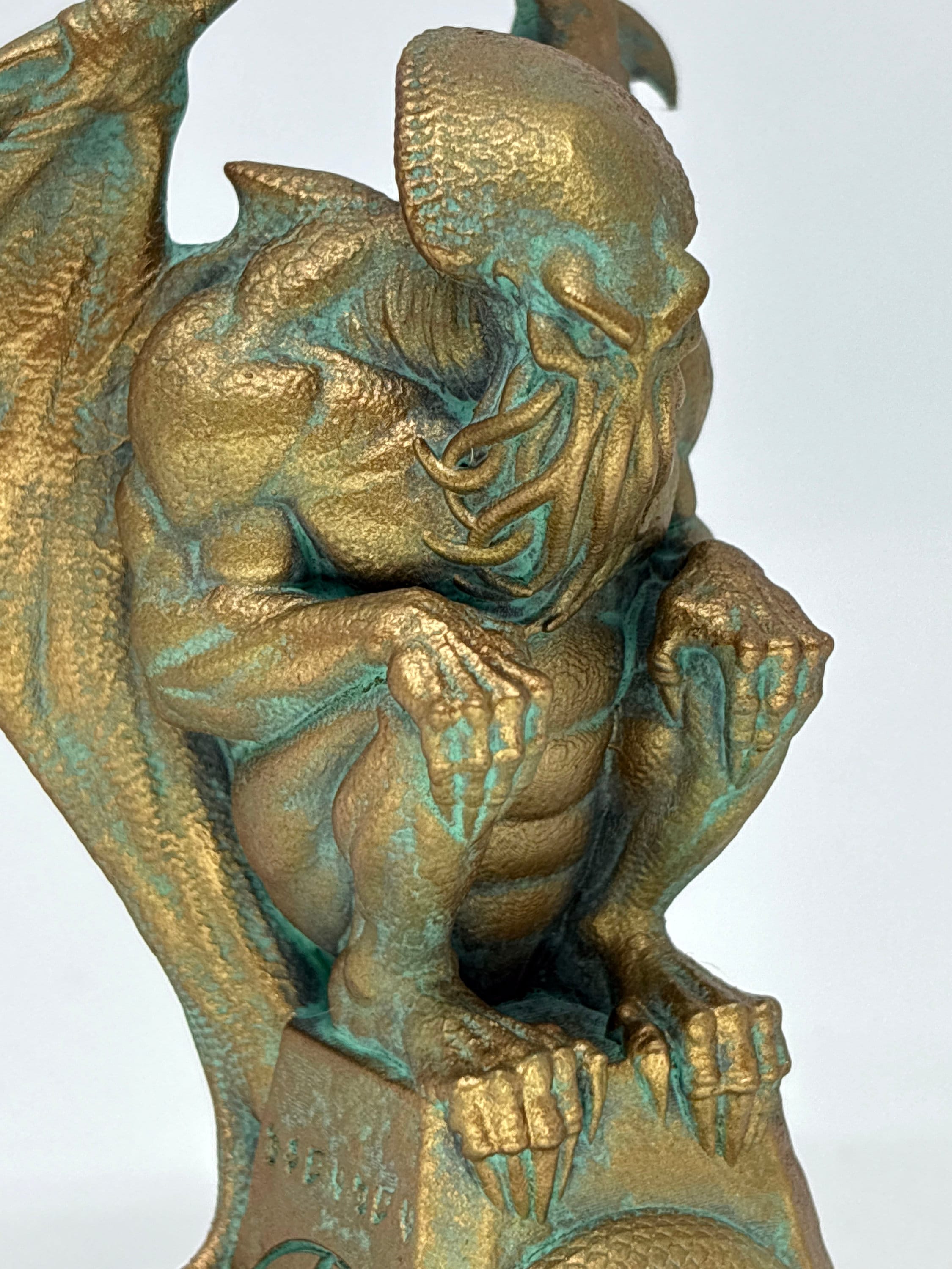 Cthulhu Lovecraft Figure Patina Statue Call of Cthulhu Model Vintage Style - Etsy