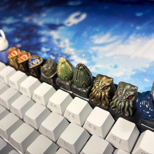 Cthulhu Head Lovecraft Artisan Keycap Cherry MX Eldritch Horror Great ...