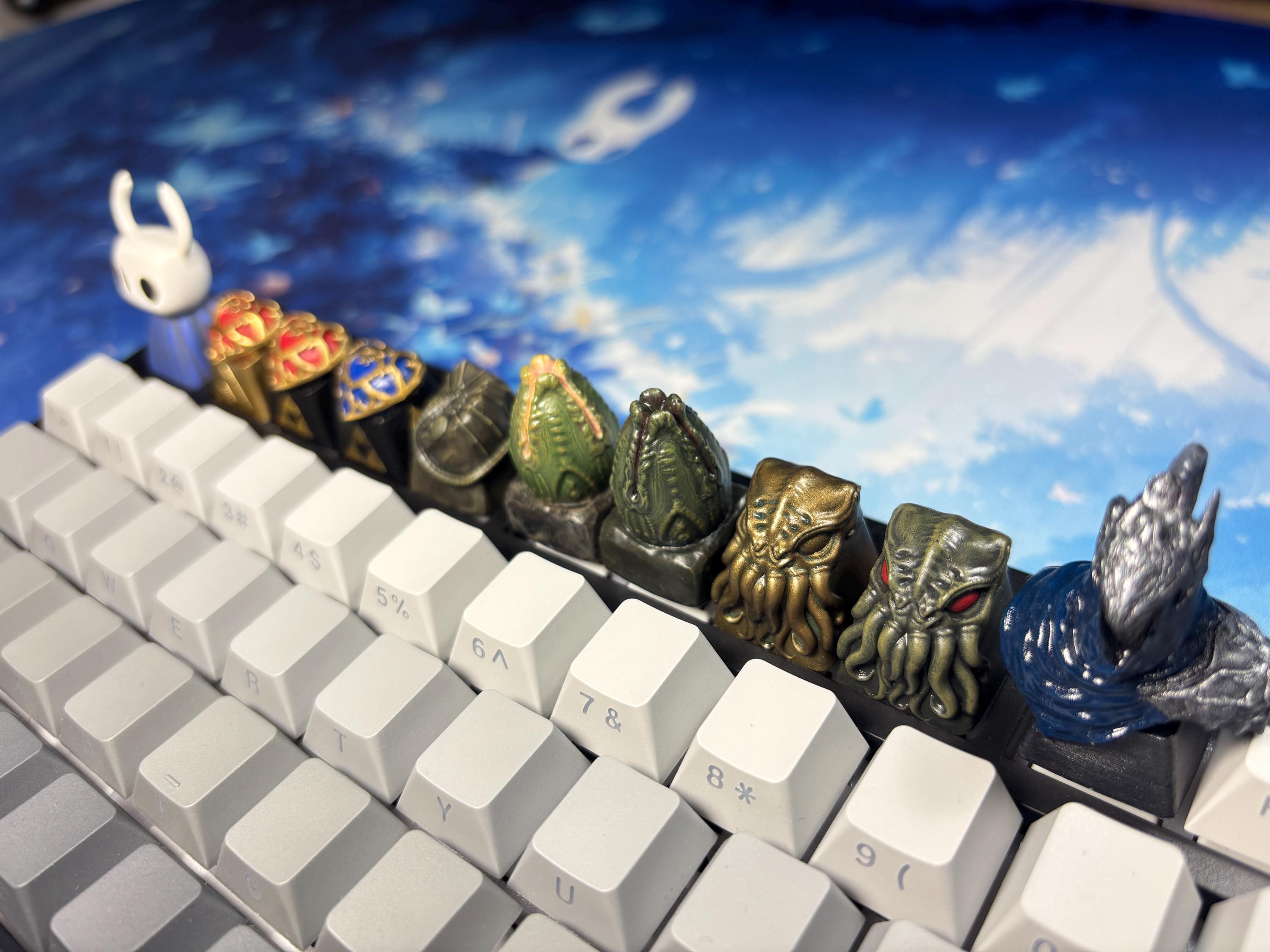Cthulhu Head Lovecraft Artisan Keycap Cherry MX Eldritch Horror Great ...
