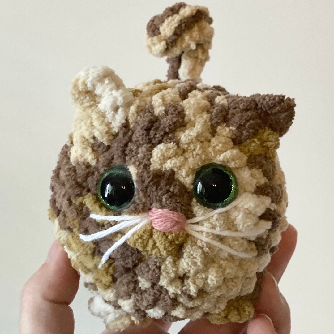 Kitty Plushie Gift for Cat Lover Kitten Handmade Stuffed Animal Cat for ...