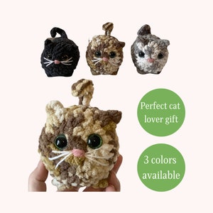 Kitty Plushie Gift for Cat Lover Kitten Handmade Stuffed Animal Cat for ...