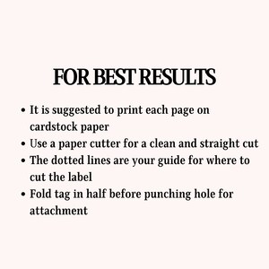 Printable Plushie Hanging Tag Amigurumi Product Label Plush Toy Product ...