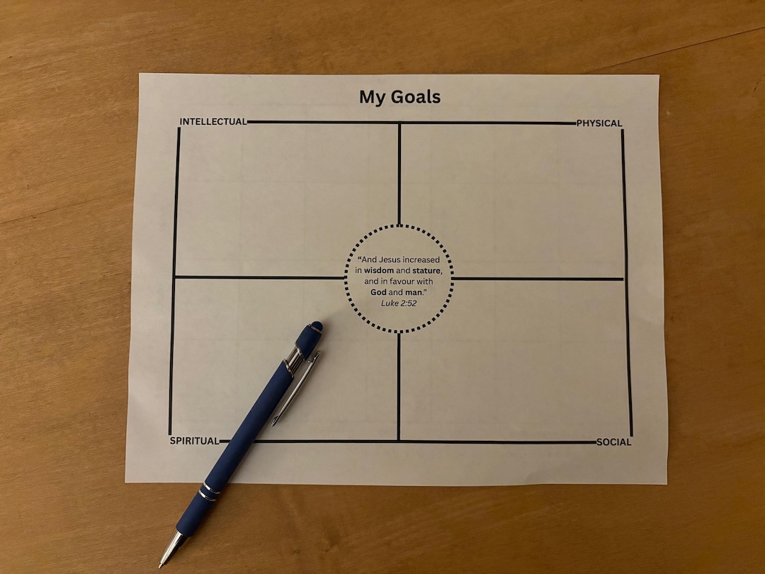 Printable LDS Goal Sheet for Children and Youth With Daily Goal Tracker ...